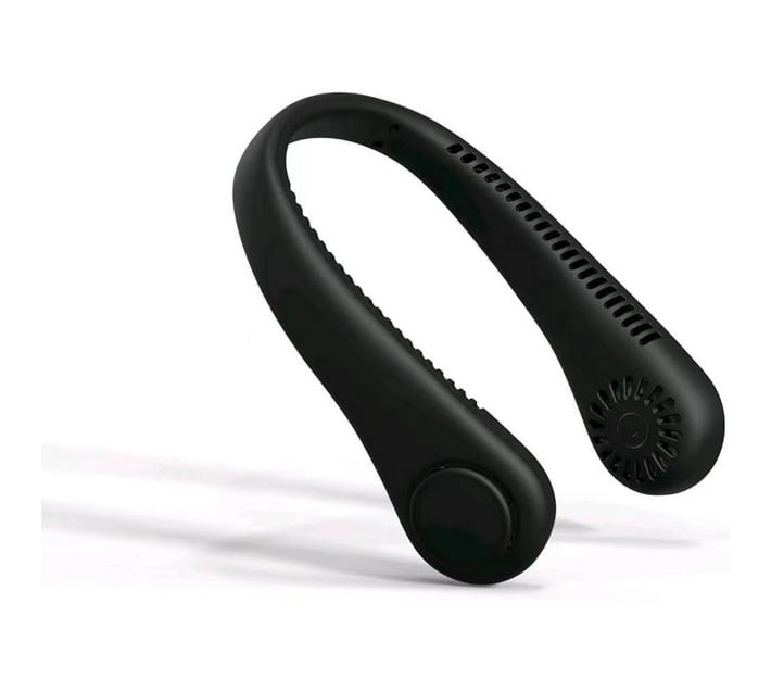 Someone’s in a Makro Portable Neck Fan With 3 wind Speed Outdoor-Black Mood