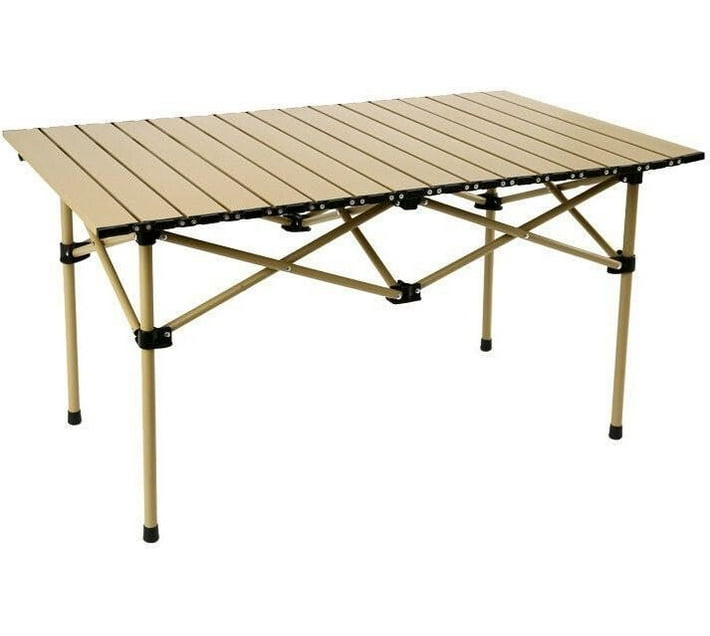 Buy Folding Table Foldable Table Folding Table (Finish Colour - BROWN ...
