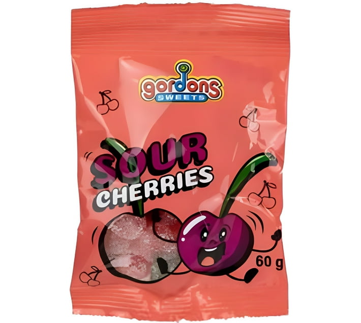 Gordons Sweets Sweet sour cherries gs 60g (th) Bag (6 x 60 g) | Makro