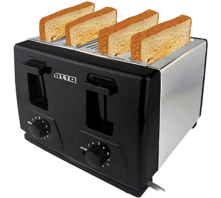 Goods for all 4 Slices Toaster 1300 W Electric Auto Pop Toaster (White ...