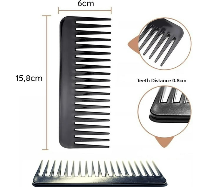 Longfield Trading-Chic Comb Wide Tooth Nylon Black 155mm () | Makro