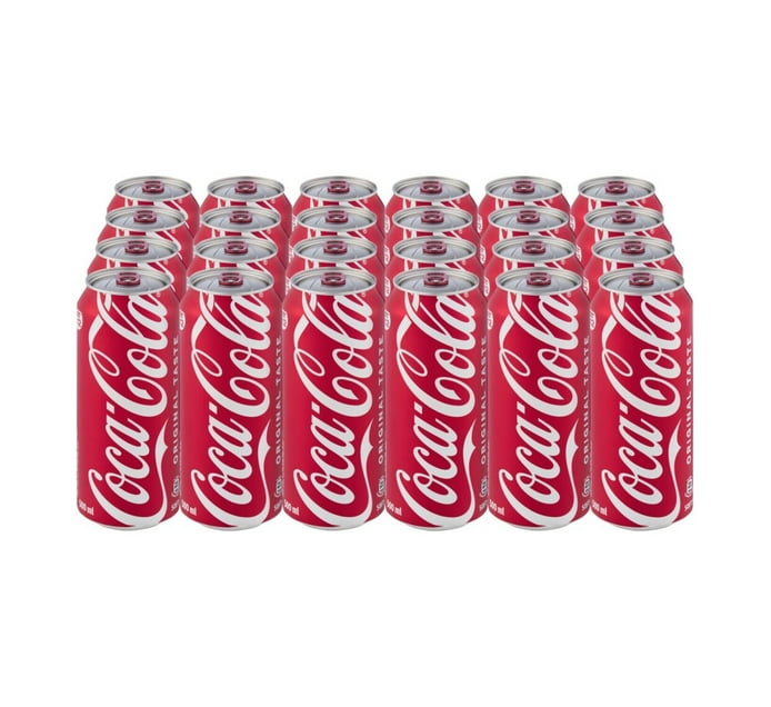 Buy Coca Cola Coca Cola Soft Drink Can 500ml X 24 (24 x 500ml) in Bulk ...
