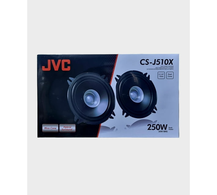 JVC CS-J510X Coaxial Door Mounted Round Car Speaker (250 W) | Makro