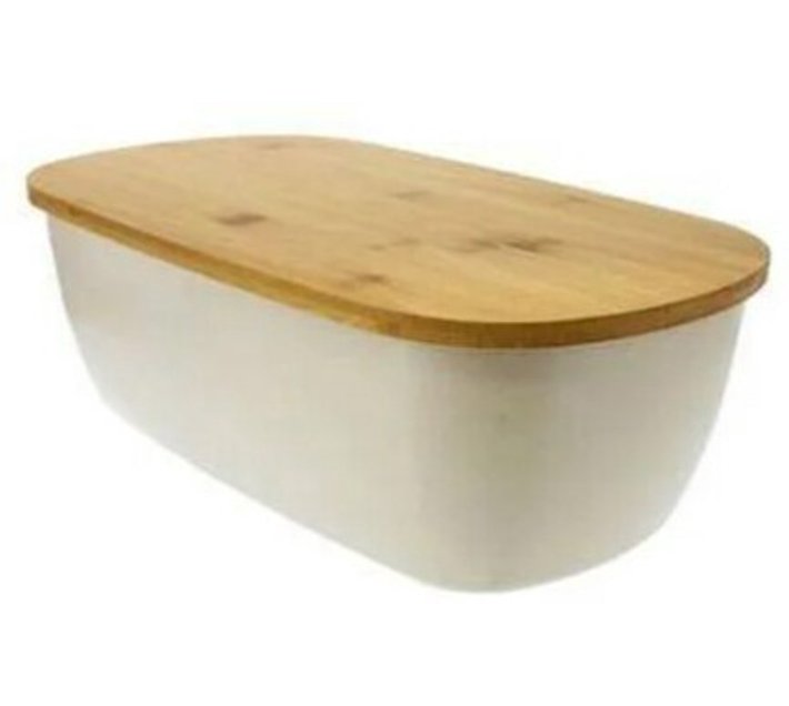 Generic Melamine Bread Container - 1 l (White, Brown) | Makro