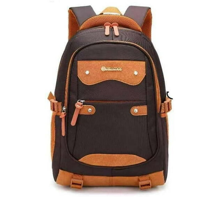 Generic School Bag Backpack 20L Black & Brown 20 l Backpack (Brown ...