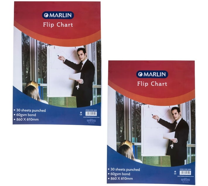 Marlin Bond Paper Flip Chart 30 Sheet 860 X 610mm A2 Writing Pad ...