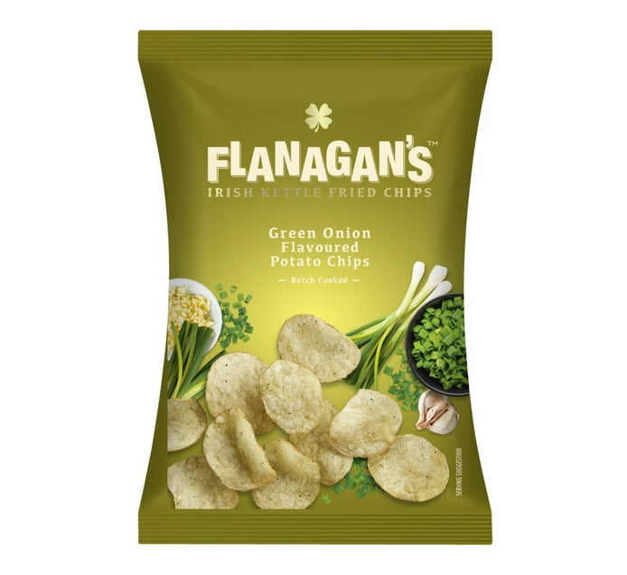 Buy Flanagan's Chips Green Onion (20 x 120g) in Bulk | Makro Business
