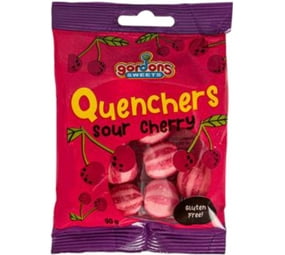 Gordons Sweets Sweet candy gs quenchers cherry-90g Bag (24 x 90 g) | Makro