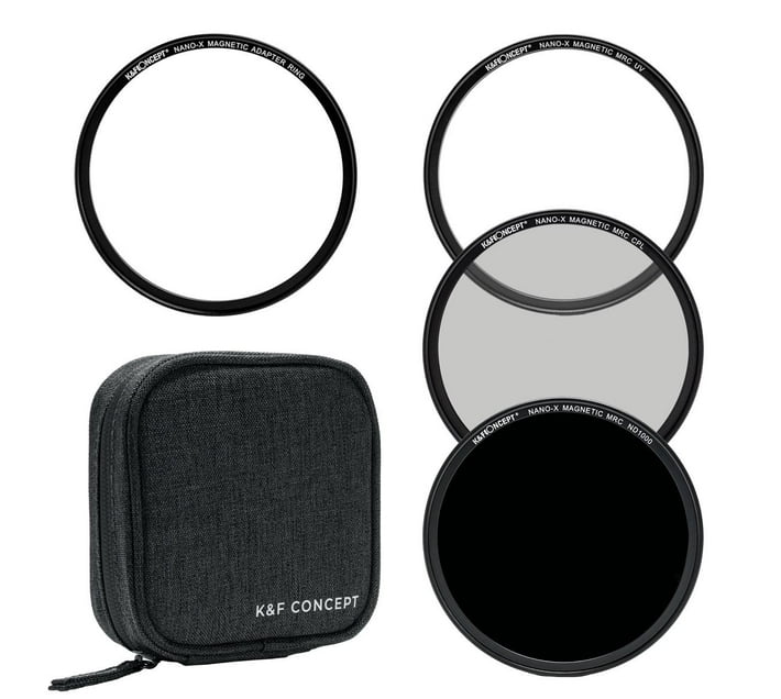 Someone’s in a Makro K&F 52mm Magnetic Filter Kit with UV a CPL and ...
