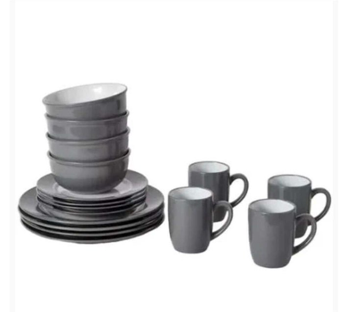 Umlilo Logistics Pack of 16 Ceramic 5 Dinner Set | Makro