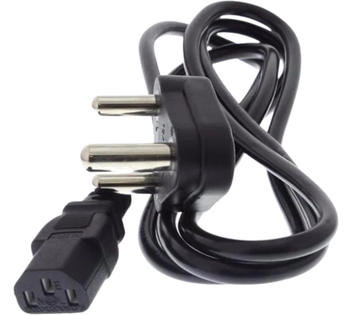 Generic XF0532 Three Pin Plug (Black) | Makro