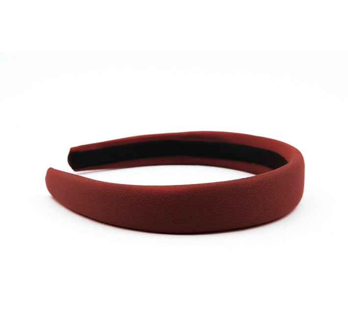 Chic Aliceband Padded Maroon 25mm Head Band (Maroon) | Makro Chic Aliceband Padded Maroon 25mm Head Band (Maroon) | Makro
