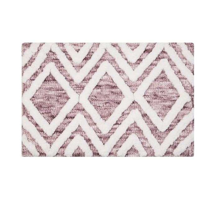 Home Living 40X60CM Diamond Bath mat Elderberry | Makro