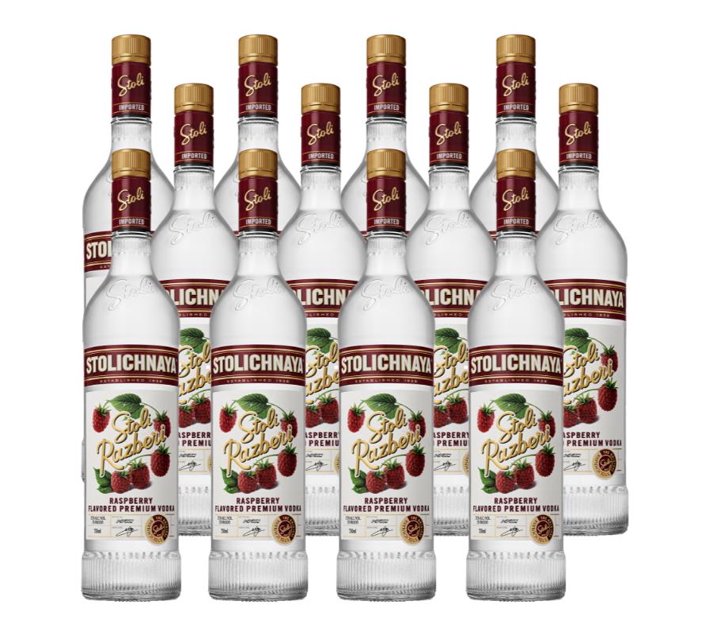 STOLI Raspberry Vodka 12x750 ml | Makro