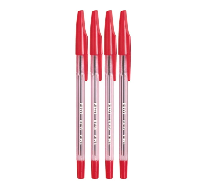 Buy Pilot BP-S Red Ball Pen 4 Pack in Bulk | Makro Business
