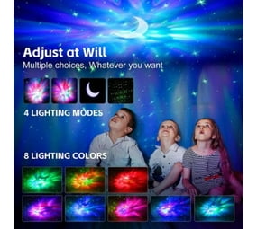 Andowl Astronaut Projector Set (1000 lm / Wireless / Remote Controller ...