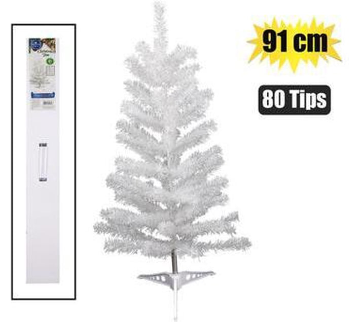 Buy Xmas tree CL-067-001038 Artificial Christmas Tree (White, Spruce ...