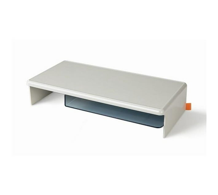 Someone’s in a Makro Monitor Riser and Organizer - Light Grey Mood