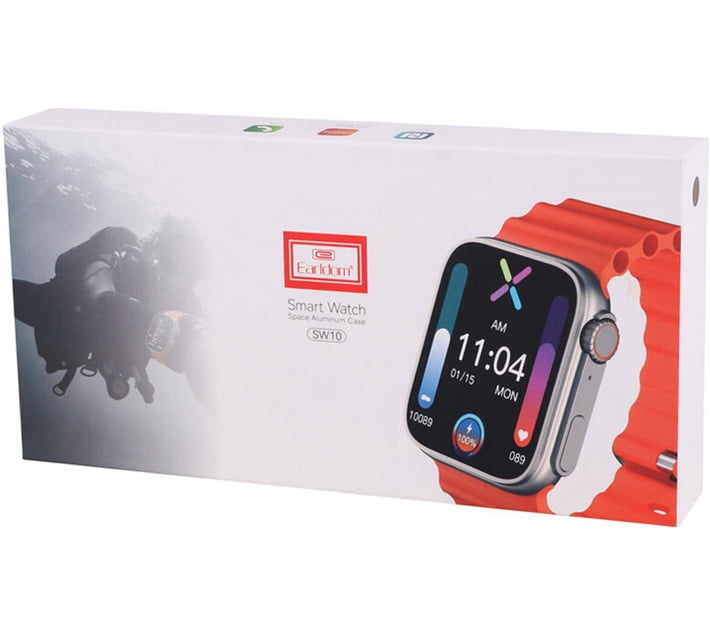 Earldom High Quality Smart Watch with apps Sw10 Smartwatch (Orange ...