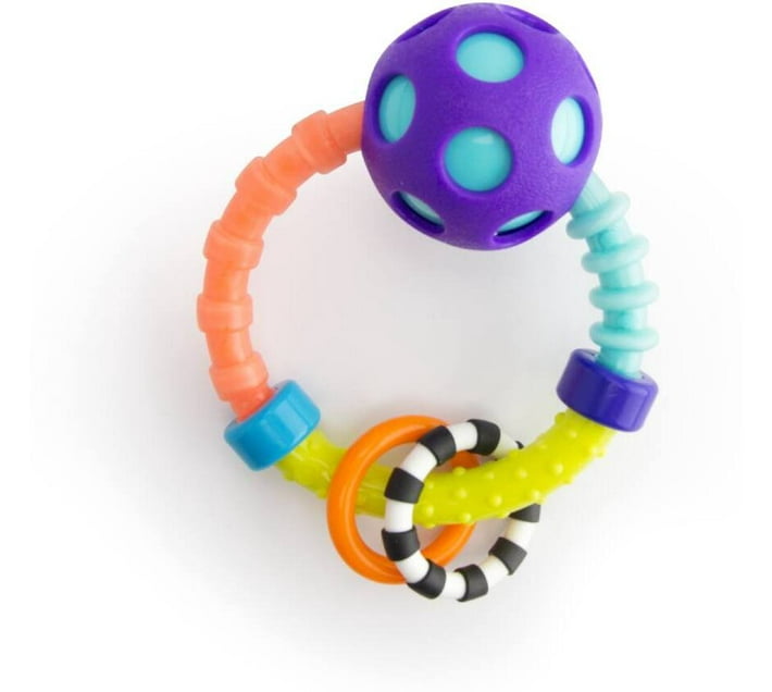Sassy Bend & Flex Ring Rattle Activity Toys (Multicolour) | Makro