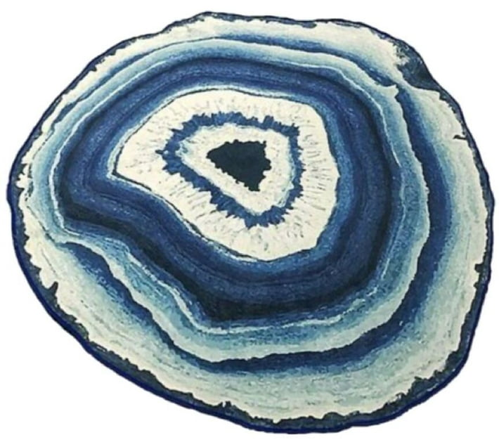 The Good Sport Multicolour Polyester Carpet (100 cm, X 90 cm, Abstract ...