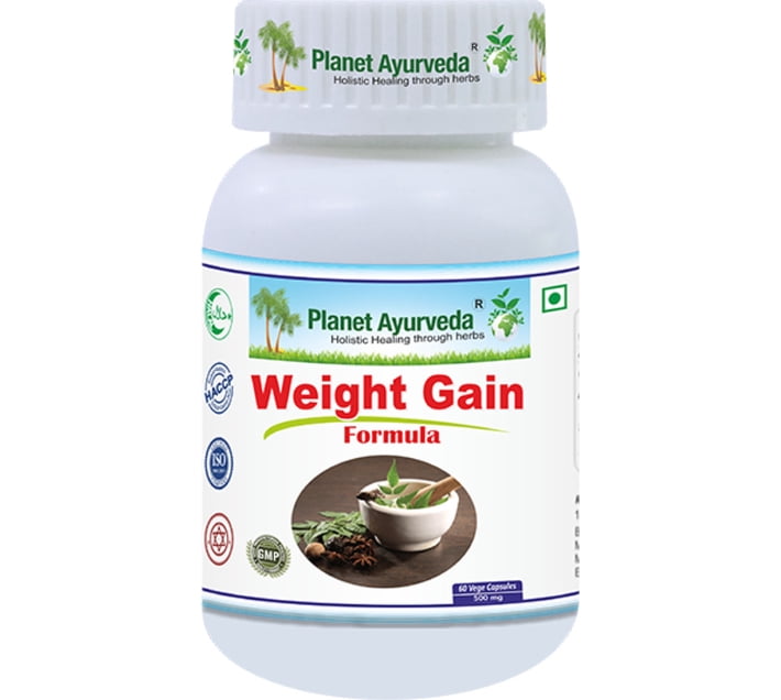 Planet Ayurveda Weight Gain Formula 500mg Capsules () | Makro
