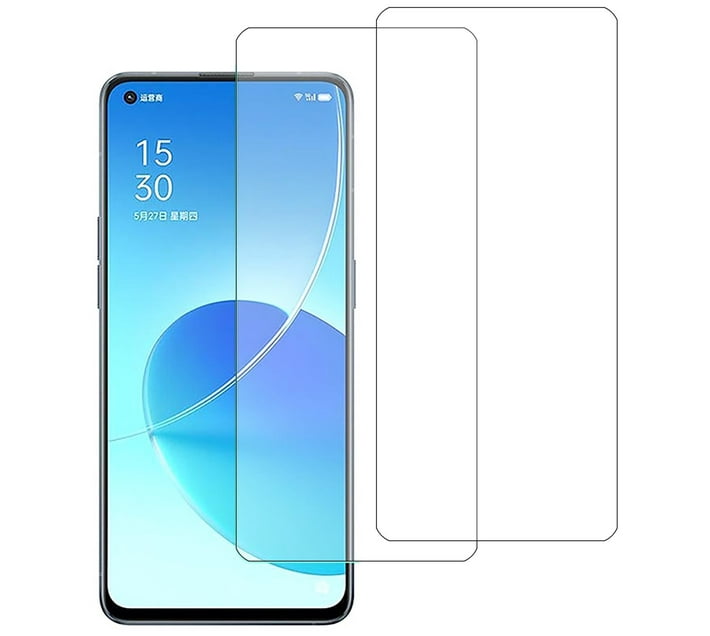 Tempered Glass Screen Protector for Oppo Reno5 5G (2021) (Pack of 2 ...