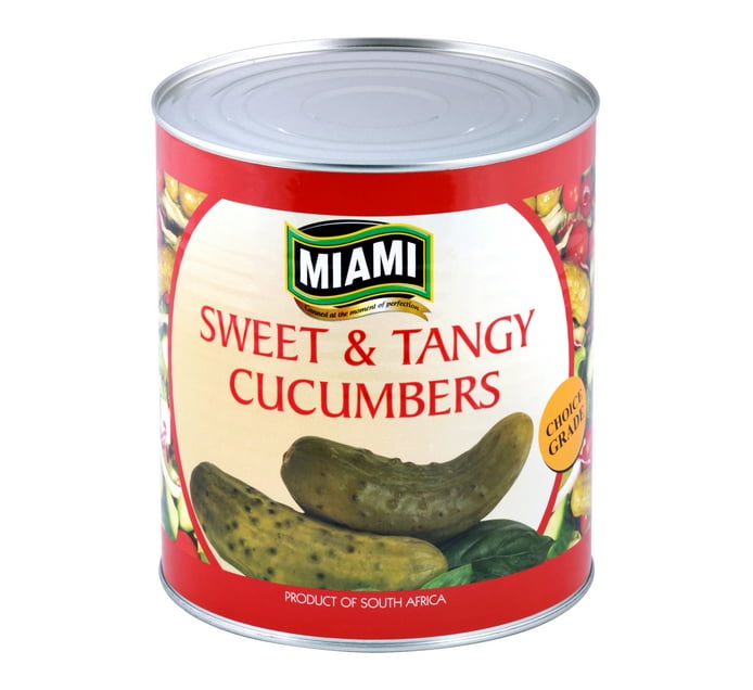 Miami Cucumbers Sweet & Tangy Cucumbers (6 x 2.9kg) | Makro