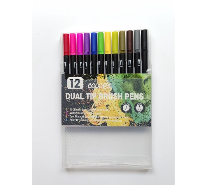weibo Fineliner and Brush Tip Pens (Multicolour) | Makro