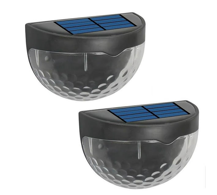 Someone’s in a Makro Solar Powered Semi-Circle Wall Lamp Warm White AB ...