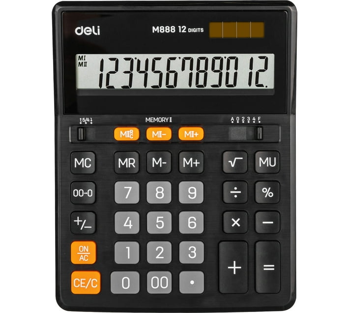 Buy Deli Stationery EM888 Basic Calculator (12 Digit) in Bulk | Makro ...