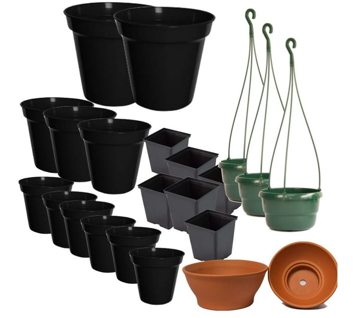 Someone’s in a Makro Garden Pot Plant Set of 22 Summer - Black Mood