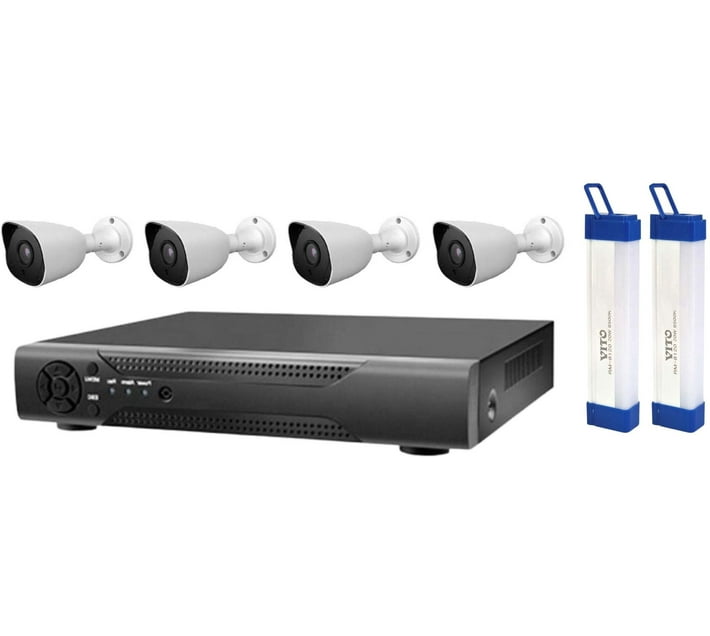 Ld NA Indoor & Outdoor Security Camera with Night Vision and Lan Cable ...