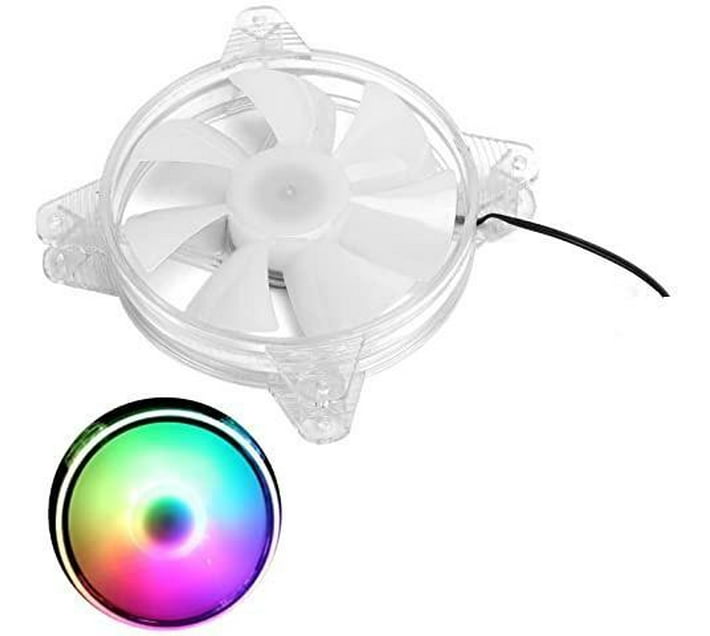Super electronics XF0242 Computer Cooling Fan 1300RPM 120mm Silent RGB ...