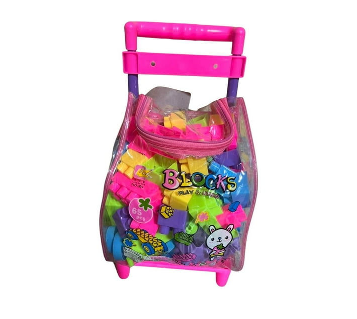 Big Building Blocks in Bag - 65 Pcs | Makro