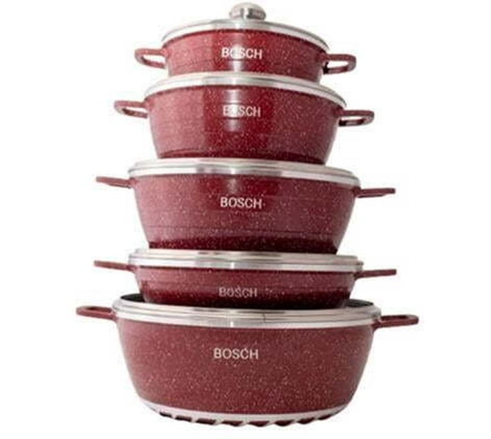 Smte S8147-SSastro Non-Stick Coated PTFE (Non-stick) Cookware Set | Makro