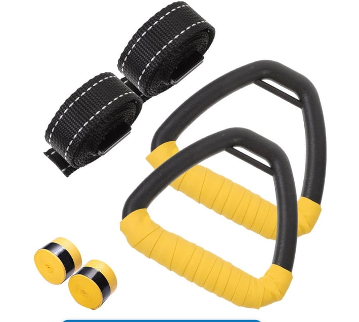 HOME GYM Fitness Suspension Training Gym Rings with Adjustable Straps ...