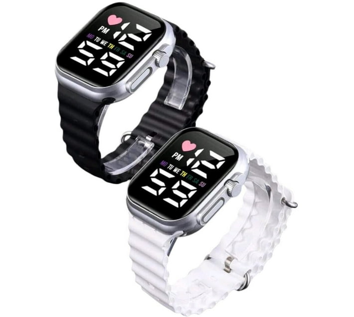 TimeTwins LED Watch for Kids Digital Watch - For Boys & Girls () | Makro