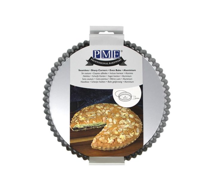 Someone’s in a Makro PME Loose Bottom Flan Pan - 25cm / 10" - Aluminium ...
