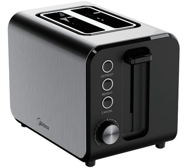 Buy Midea 2 Slices 950 W Manual Auto Pop Toaster (Silver) in Bulk ...