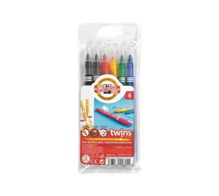 Someone’s in a Makro Twin Tip Fibre Pens 6PCS Mood