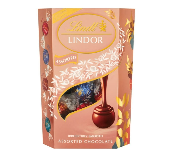 Someone’s in a Makro Lindt Cornet Truffles Box Chocolates Rose Gold (1 ...