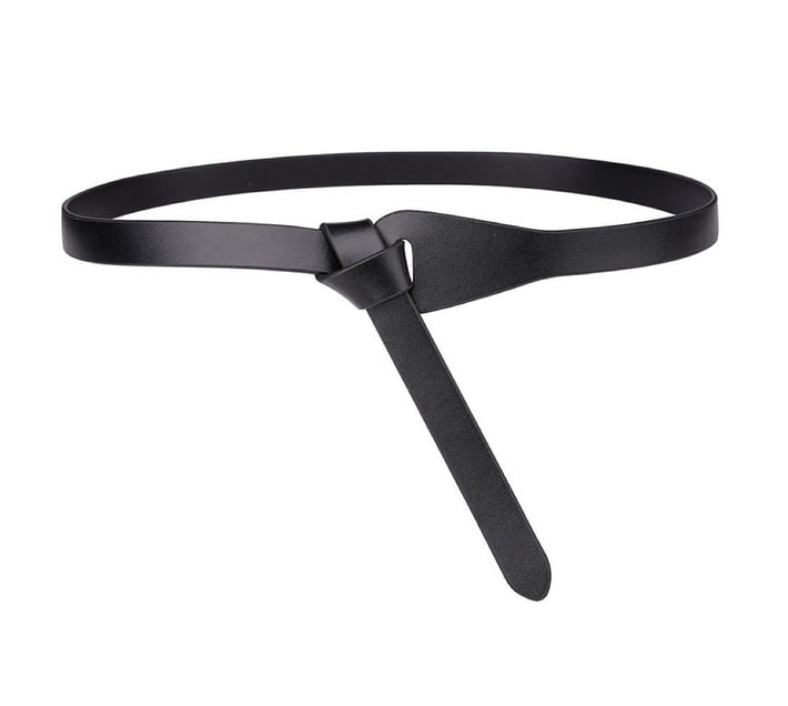 Someone’s in a Makro Fashion Designer Thin Faux Leather Knotted Strap ...