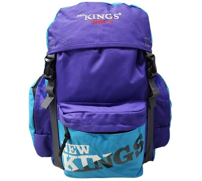 new kings school bag 20 l Backpack (Purple, Blue) | Makro
