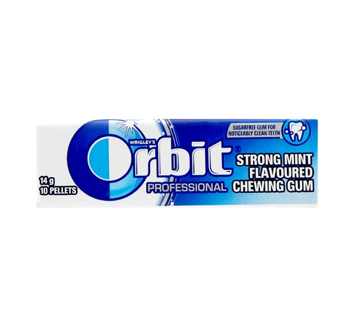 Orbit Gum Pellet Pack Strong Mint (1 x 30's) | Makro