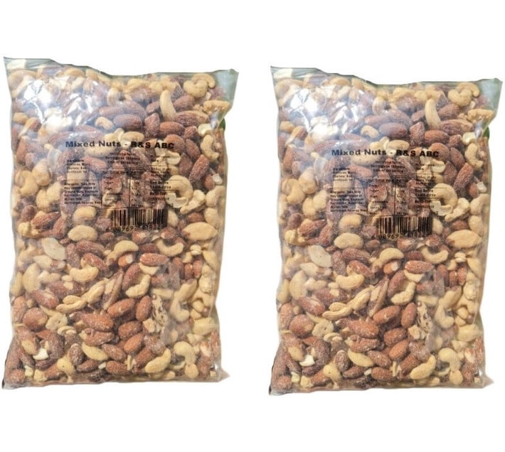 CoolGoodies Almond, Brazil & Cashew Roasted & Salted Nuts (2 x 1 kg ...