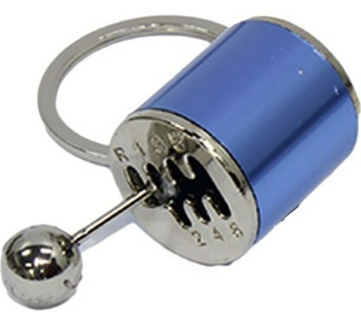 Generic Keyring with Mini Gearshift Transmission (Blue) Key Chain ...