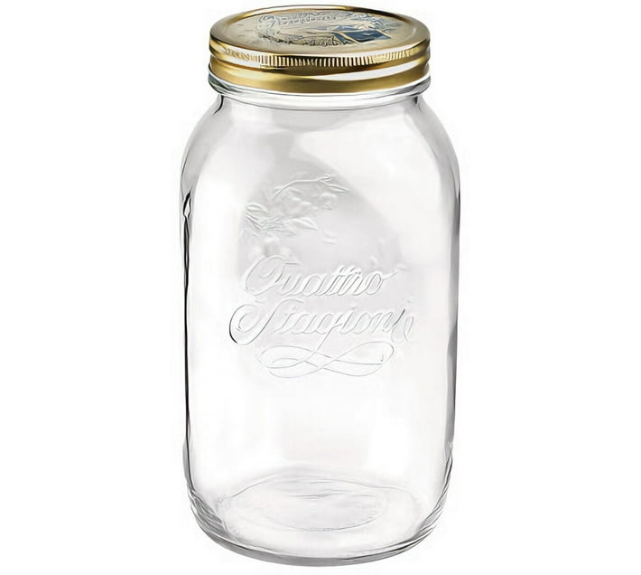 Bormioli Rocco Glass Pickle Jar - 1500 ml (White) | Makro
