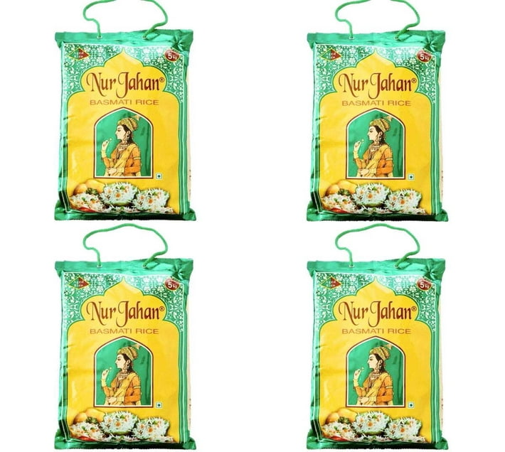 Nur Jahan Basmati Long Grain Arwa Raw Rice (Long Grain, Raw) (20 kg ...