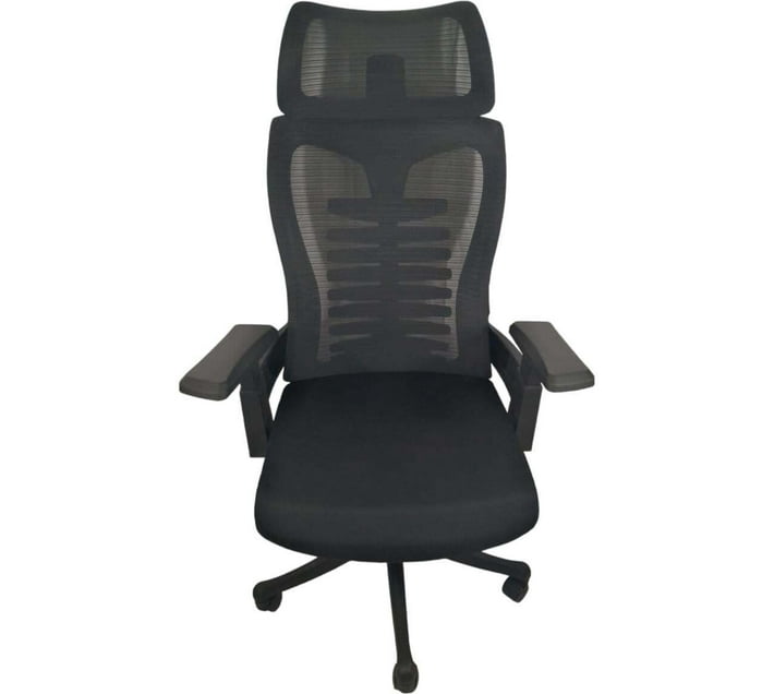 Focus S7891-SSastro Office Adjustable Arm Chair (Black, Pre-assembled ...